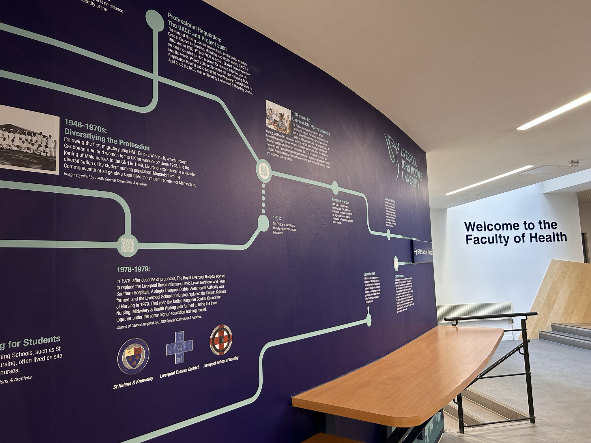 New Timeline of Nursing History in Liverpool at LJMU’s Tithebarn Street ...