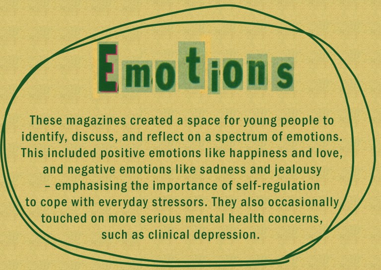 Do Your Emotions Control You?: Young People, Magazines and Mental ...